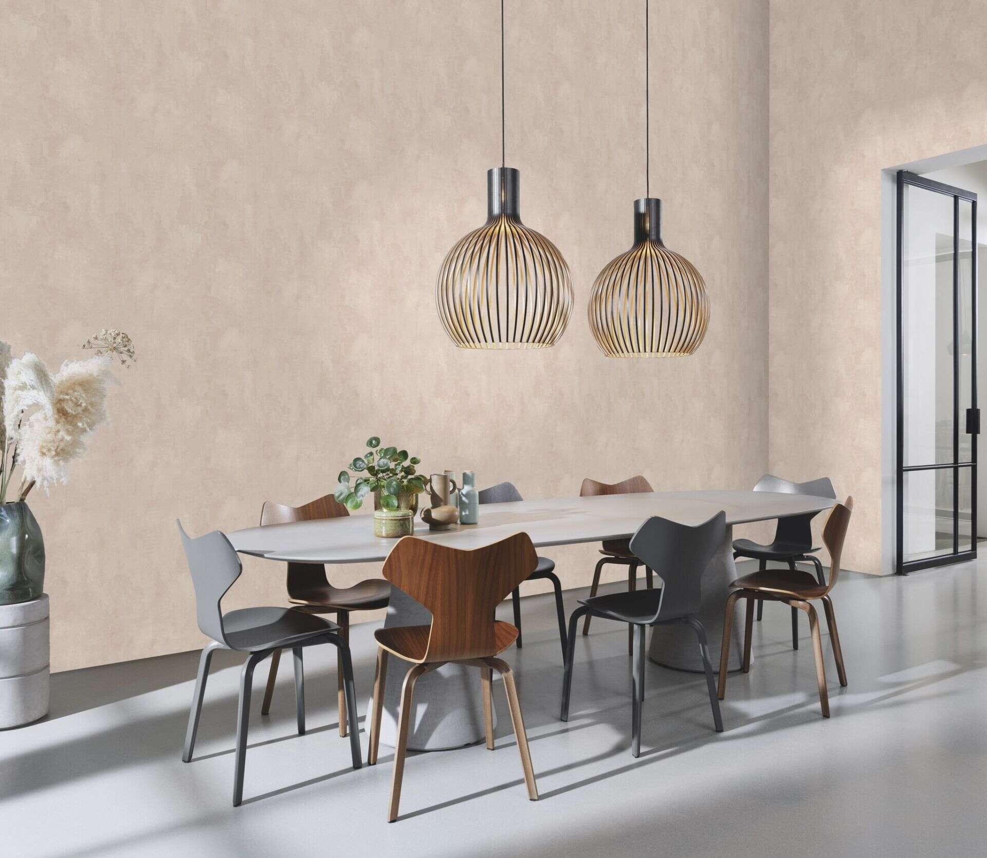 Putz-Optik Papiertapete in Rosa - Selection 201550 | Rosa | 10,05 m | 0 ...