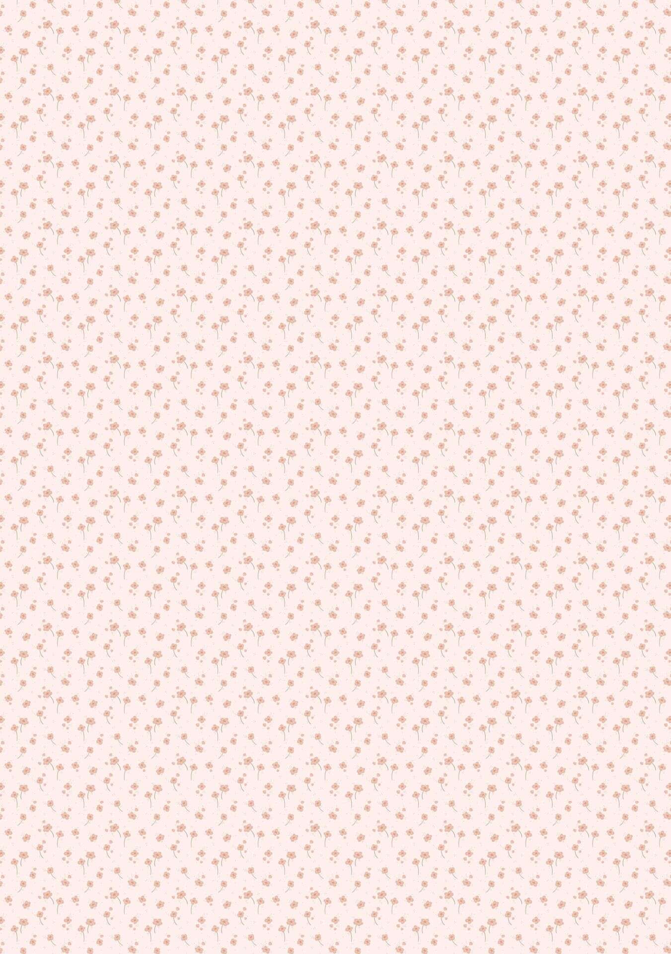 Wall mural Little Flowers in Red | Roomblush - RB002-RC | 2,0 m | 2,85 ...