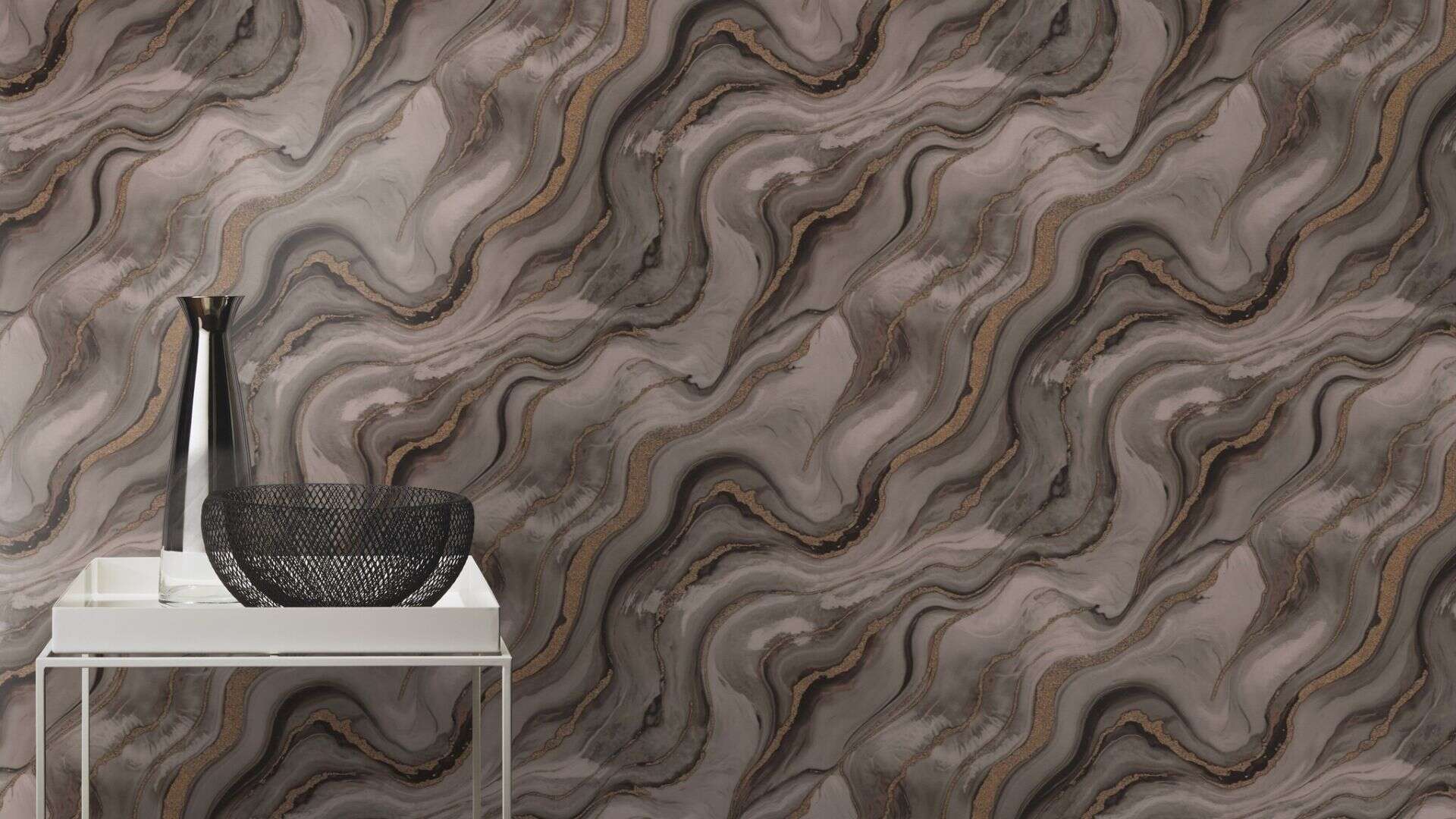 Tapete Marmoroptik in Grau - Factory VI Marmorea 497656 | 10-497656