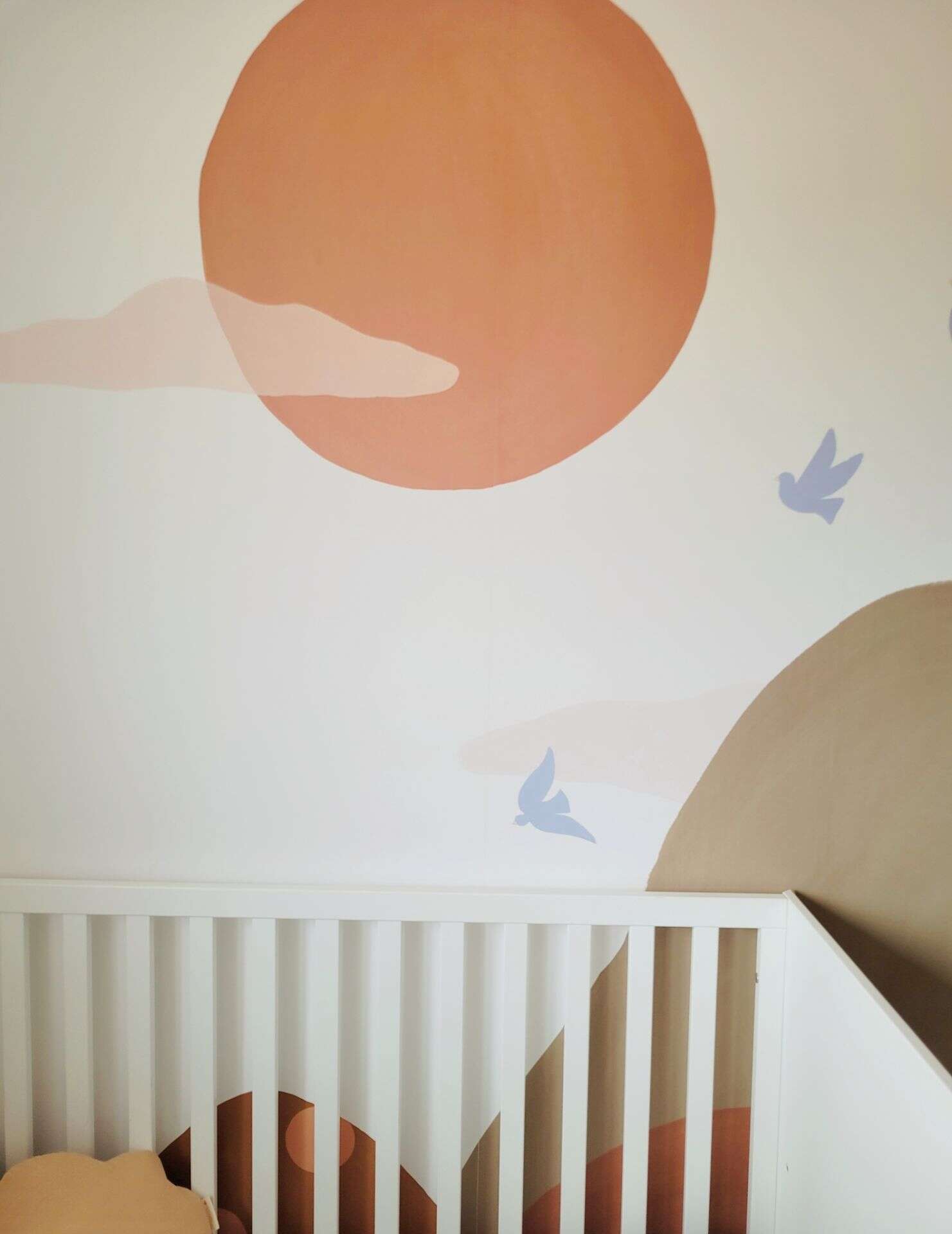 Wall mural Mountain Tops in Orange | Roomblush - RB353 | 10-300027