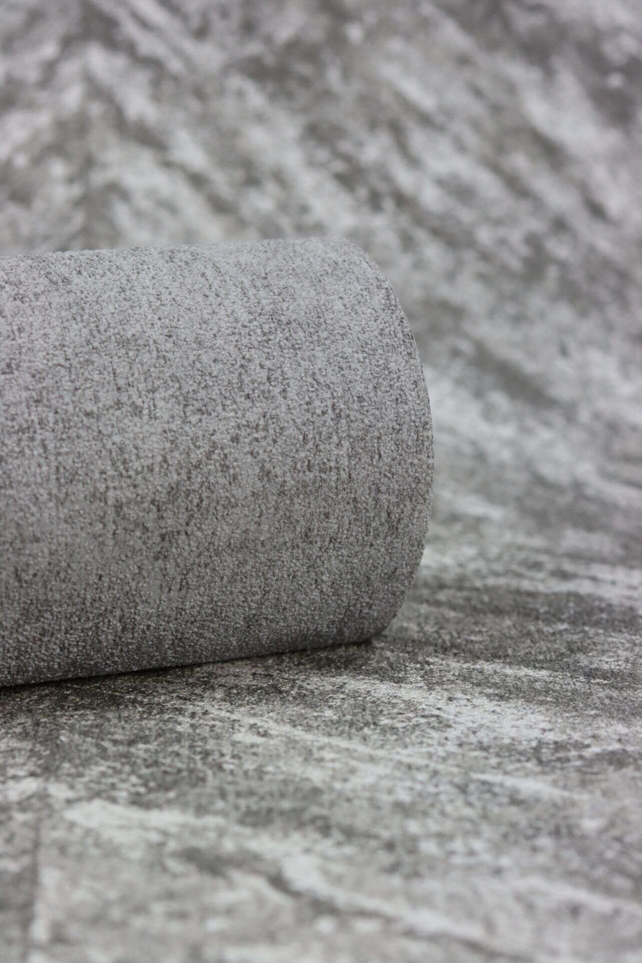 Plaster-effect non-woven wallpaper in gray concrete gray Das Beste ...