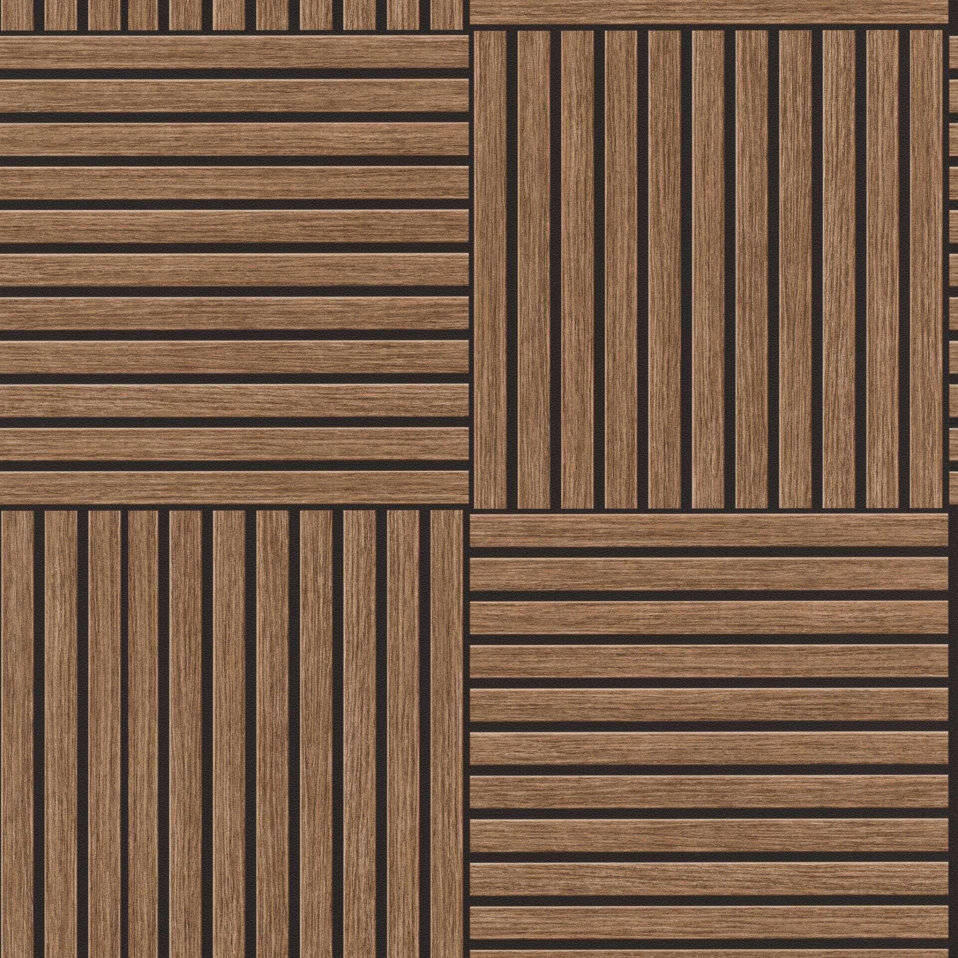 Non-woven wallpaper in brown-wood Selection vinyl/non-woven 417173 | 0 ...